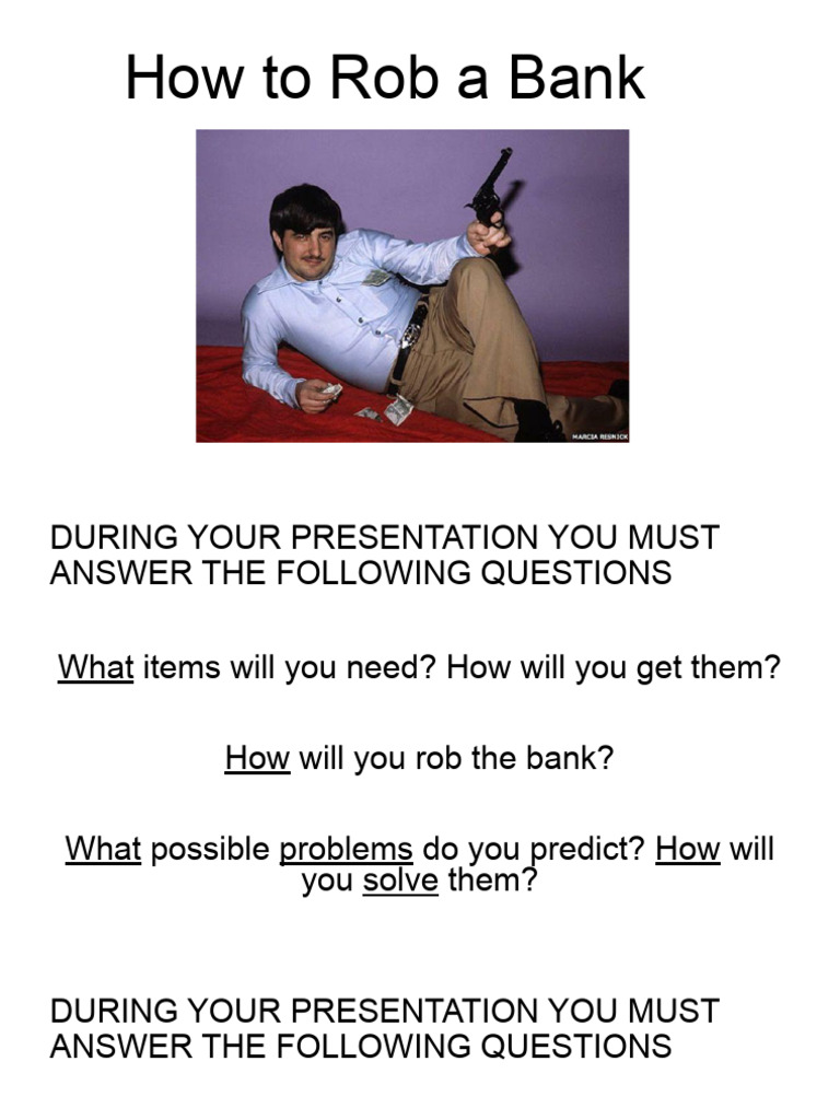 Bank Robbery | PDF