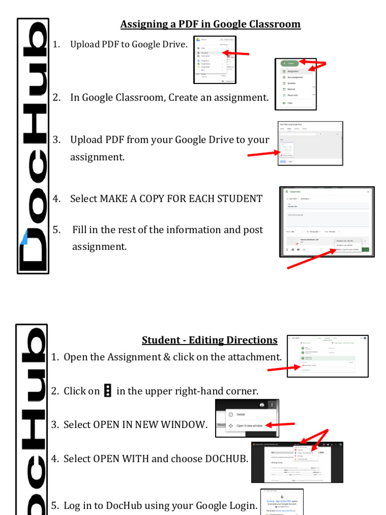 DocHub Teacher Handout | PDF