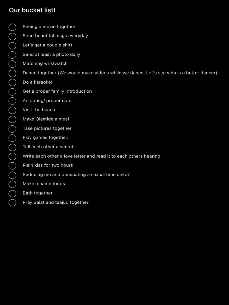 Our Bucket List! 2 | PDF