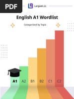 A1 English Vocabulary List | PDF