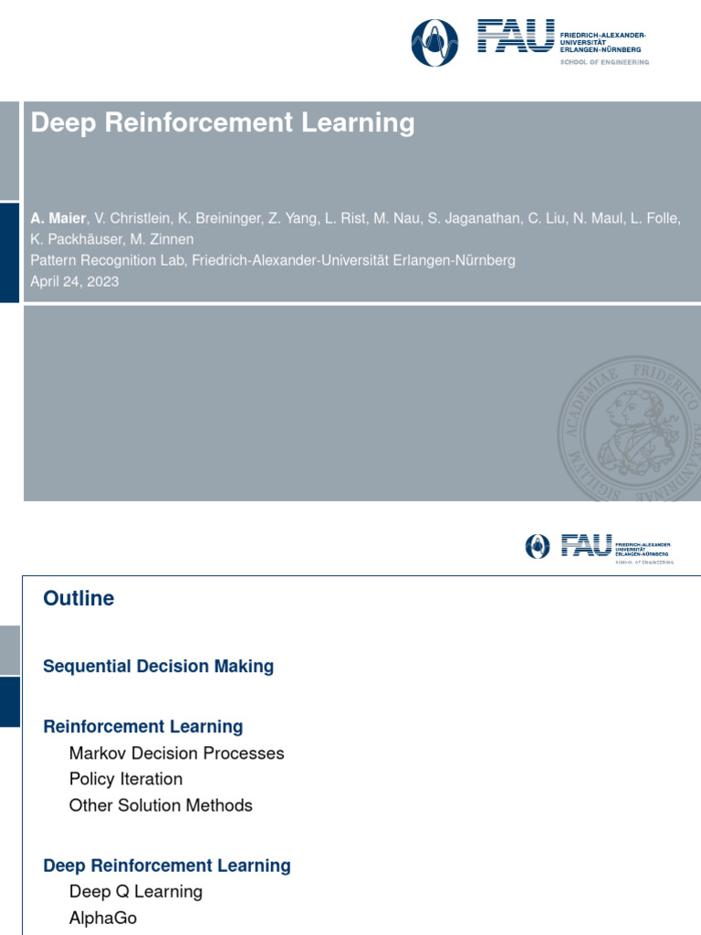 9_DeepReinforcementLearning | PDF | Artificial Intelligence | Intelligence (AI) & Semantics