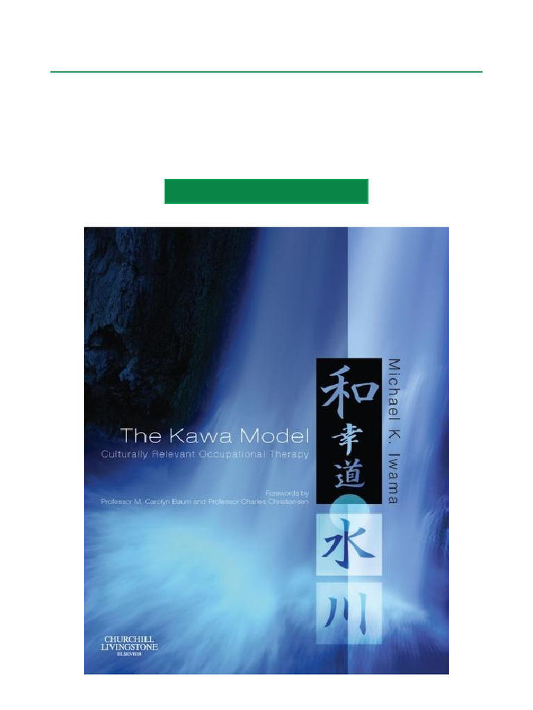 The Kawa Model Culturally Relevant Occupational Therapy Entire Book Download | PDF ...