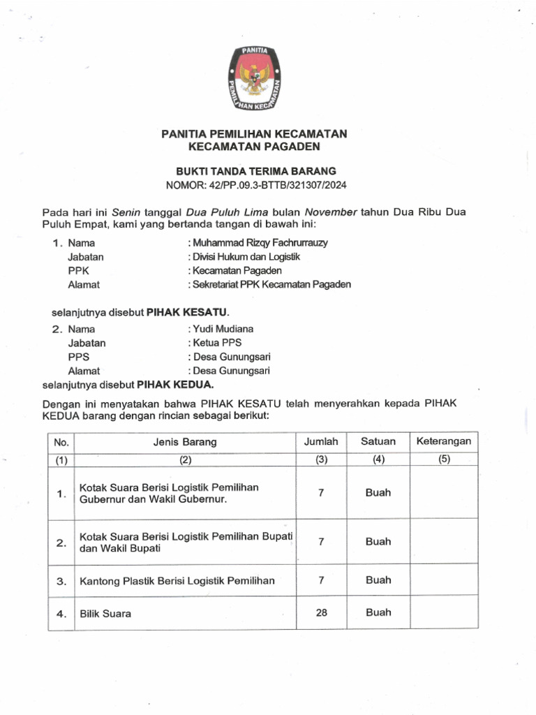 BTTB PPK Ke Pps G - Sari | PDF