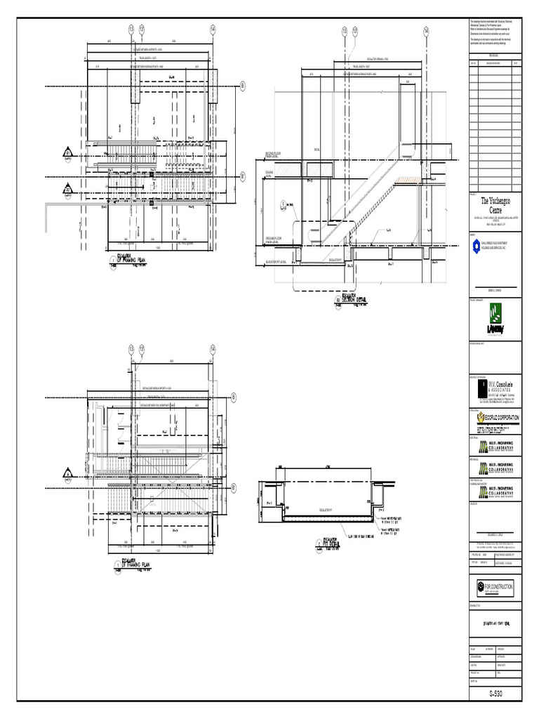 S-530 Escalator and Stairs Detail | PDF | Garden Features ...