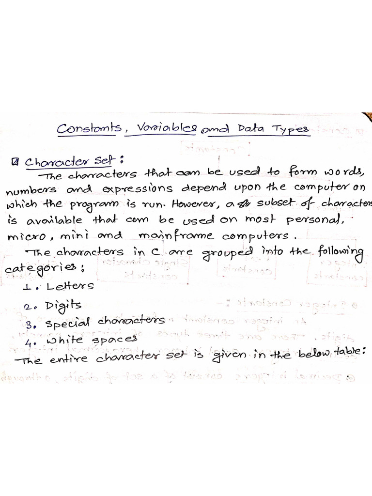 C Program Grammar 4th Class With Mohit Sir | PDF