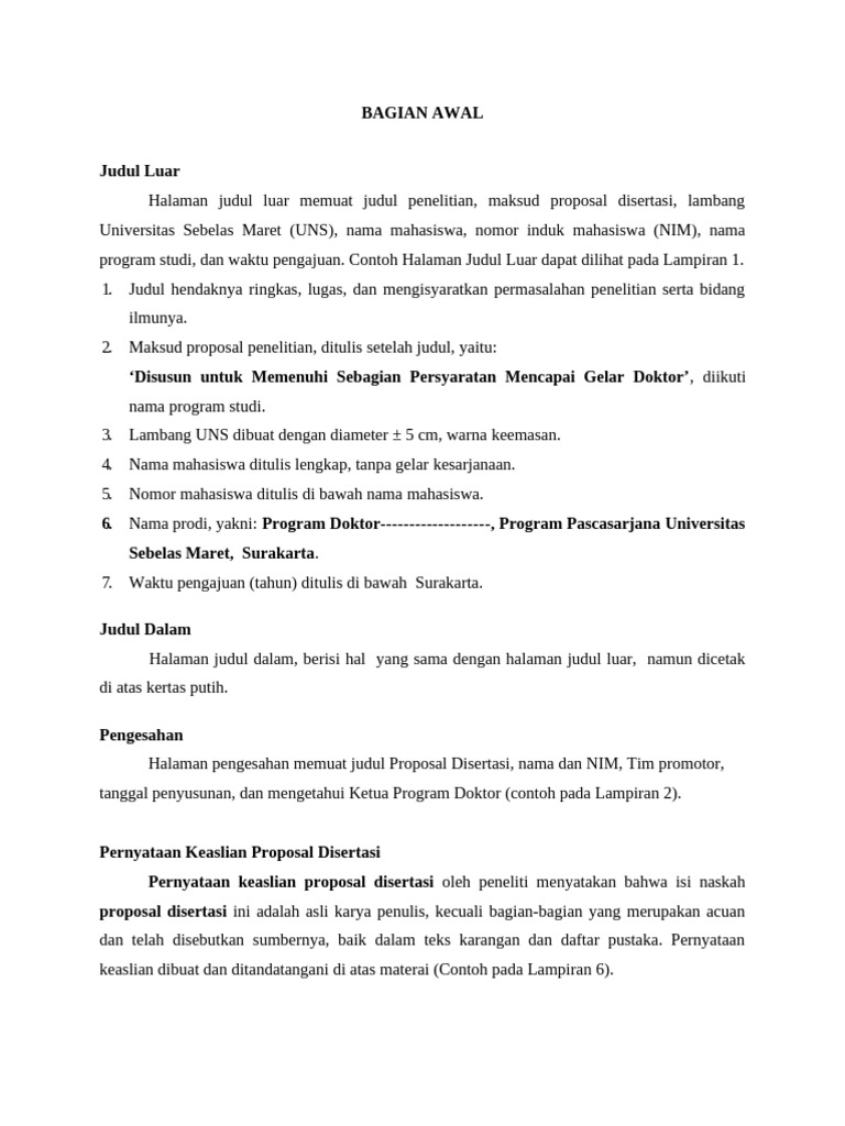 Proposal Disertasi | PDF