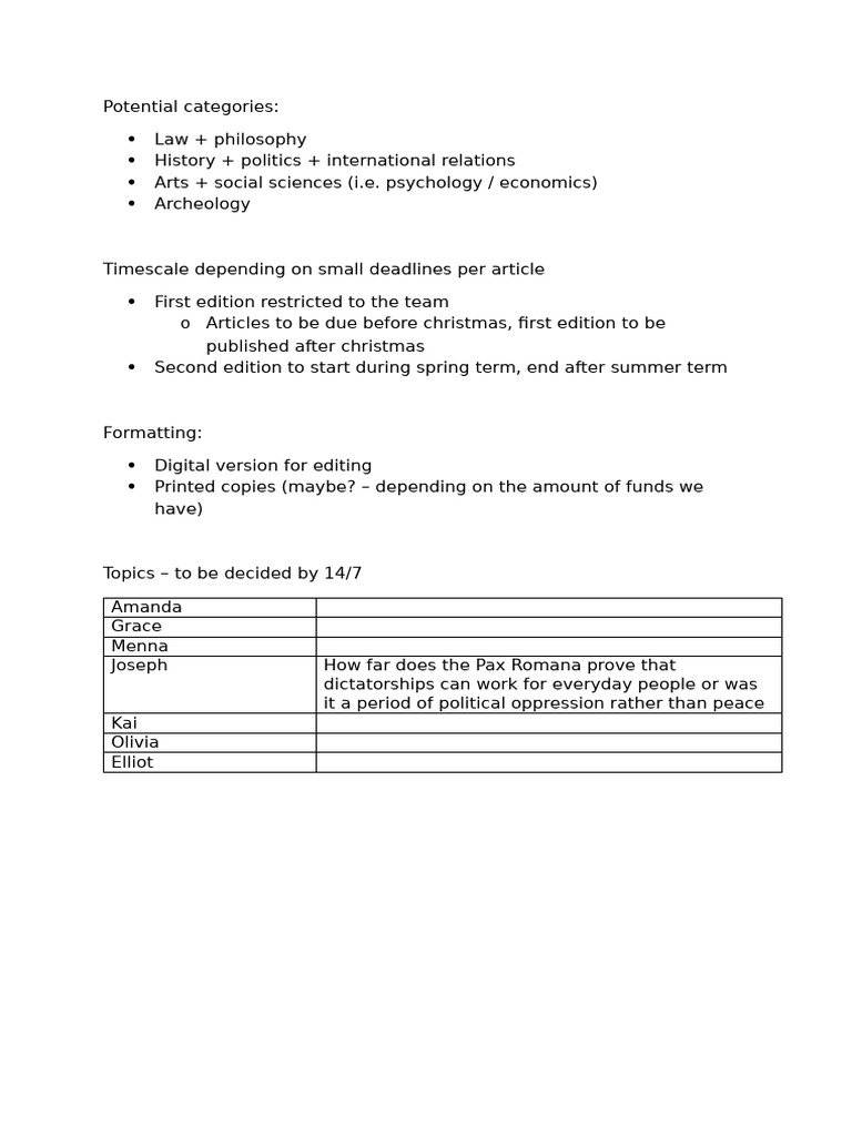 Humanities Magazine - Plan 2 | PDF