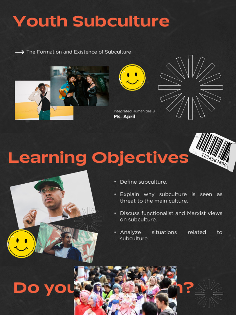 Youth Subculture - IH8 - AY24-25 | PDF | Adolescence | Behavioural Sciences