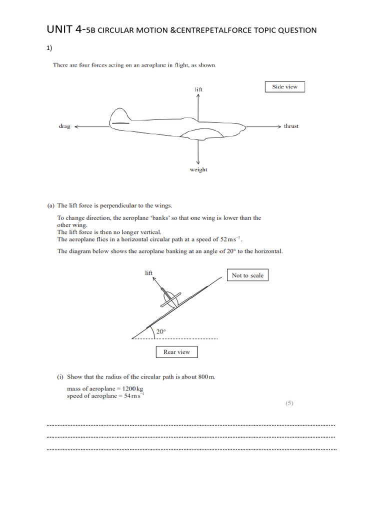 Phy U 4 5 B Worksheet 2 | PDF