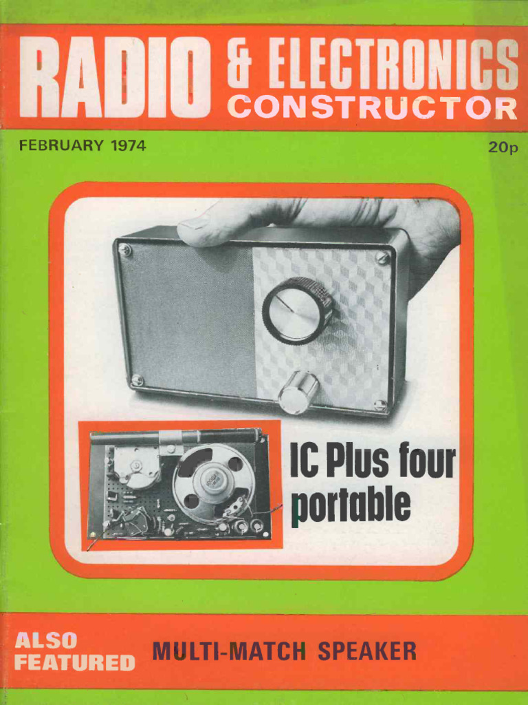 RADIO CONSTRUCTOR 1974-02 | PDF | Transformer | Electronic Circuits