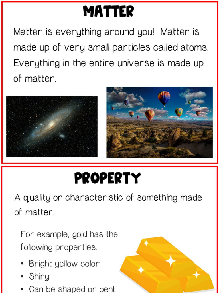 Physical Properties of Matter Free Sampler | PDF