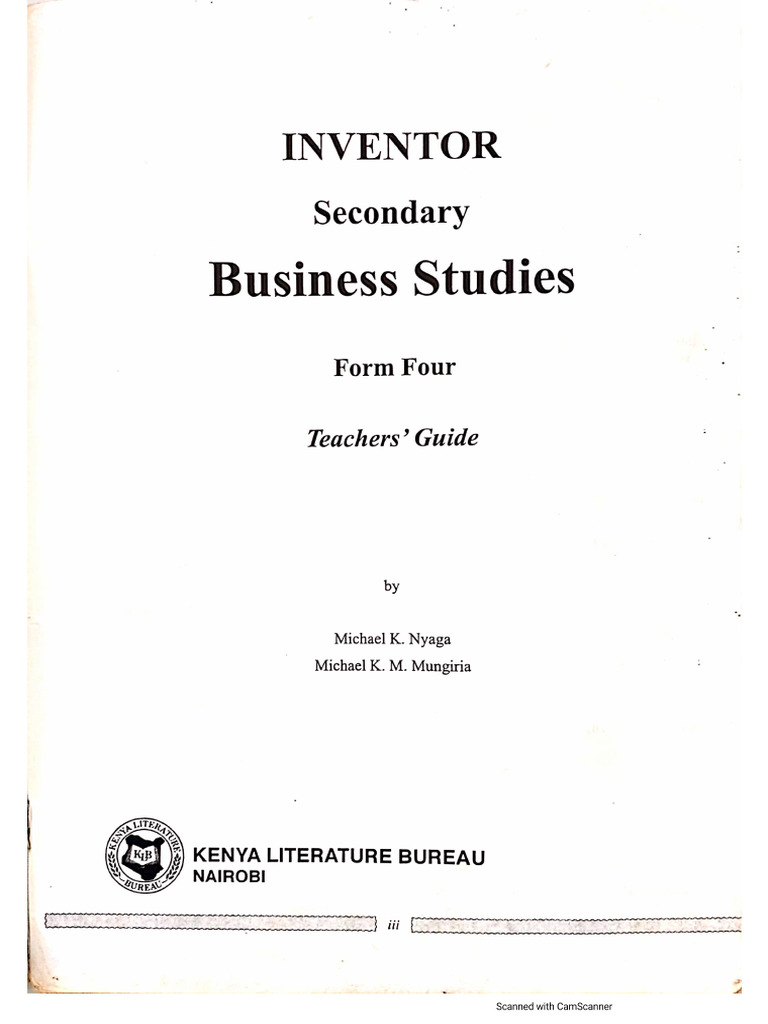 Inventor Book 4 Teachers Guide | PDF