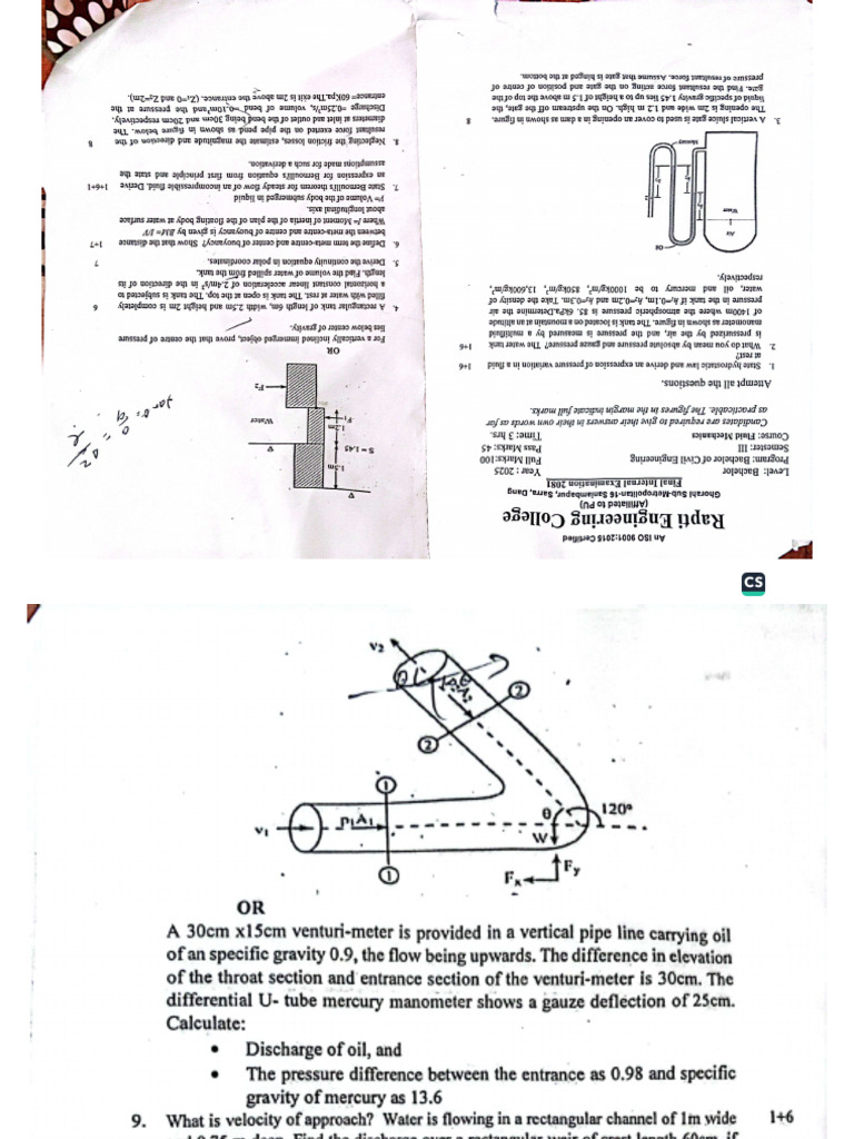 REC 3rd Sems Internal Question Paper-1 | PDF