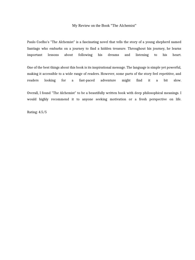 Review Sample | PDF