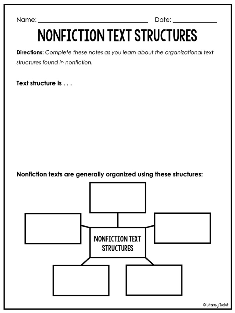 Text Structure Notes | PDF