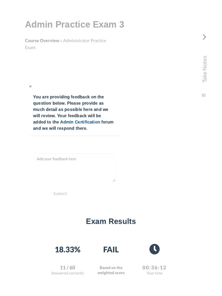 Admin Practice Exam 3 _ focusonforce.com | PDF | Backup | Information ...