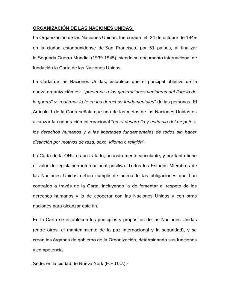 Clase 7 DDHH | PDF | Naciones Unidas | Relaciones internacionales