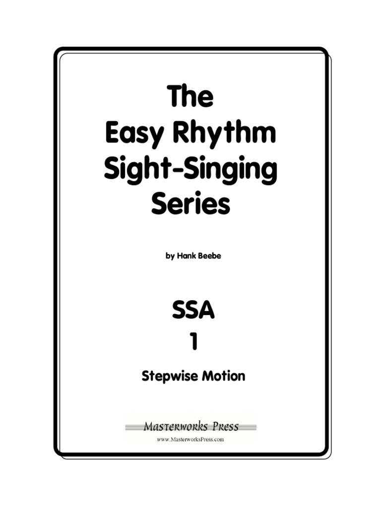 SSA sight singing | PDF