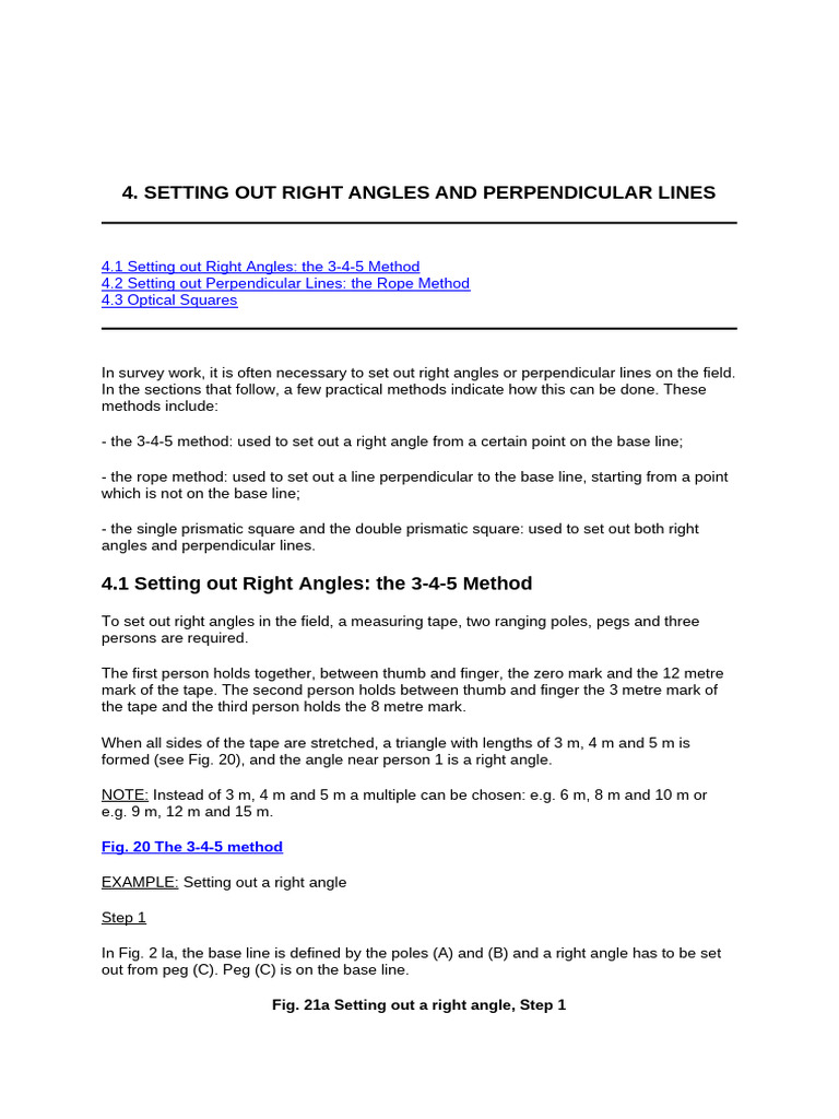 4.horizontal D Measurement | PDF | Angle