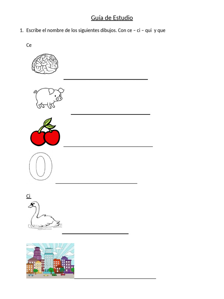 lenguaje 2do ce ci que qui | PDF