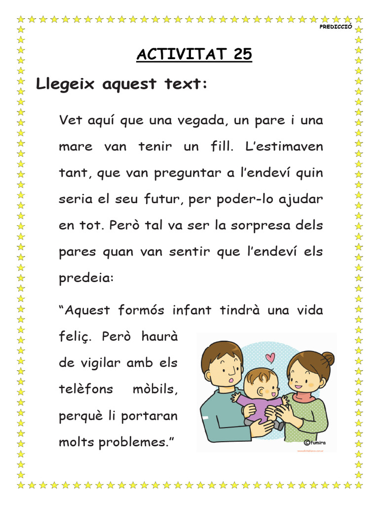 Llegeix Aquest Text:: Activitat 25 | PDF