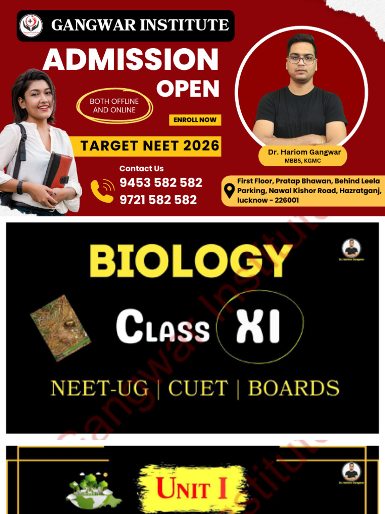 The Living World - Class Notes | PDF