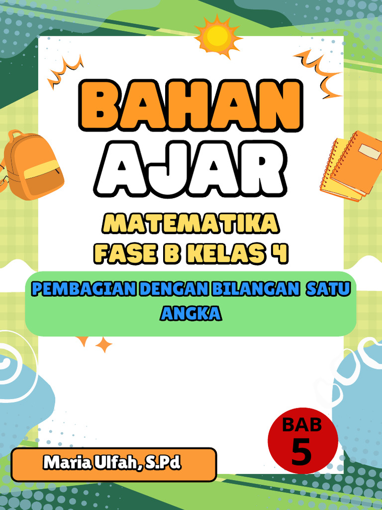 Bahan Ajar Matematika Maria Ulfah | PDF
