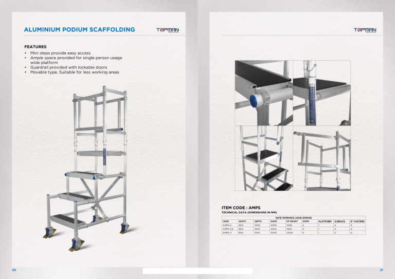 Aluminium Podium Scaffolding | PDF