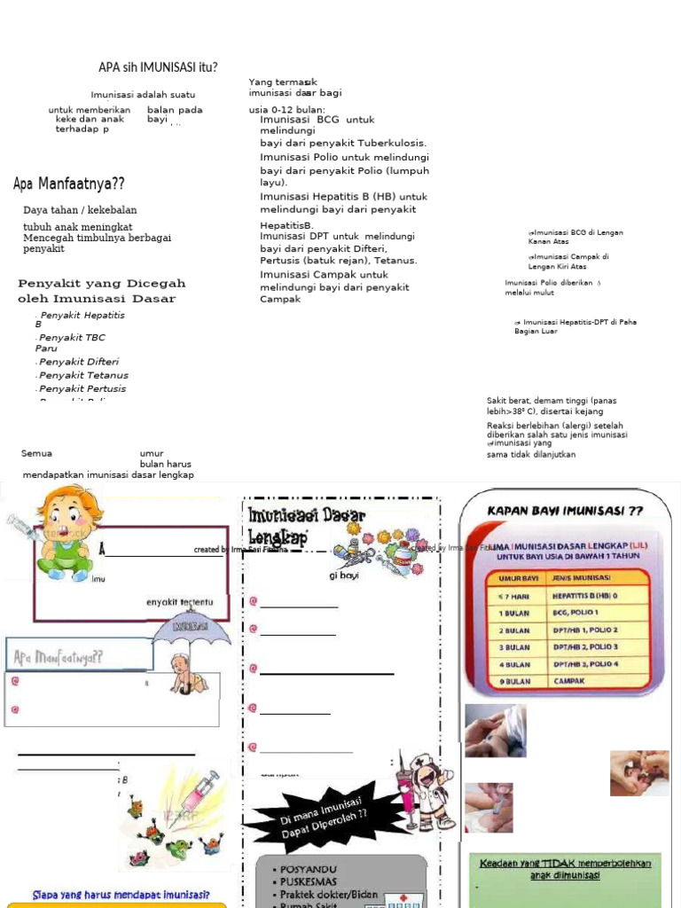 PDF Leaflet Imunisasi - Compress | PDF