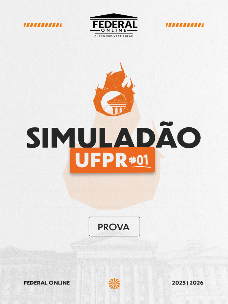 Simuladao 1 UFPR 2025 PROVA v2 | PDF | Amina | Amida