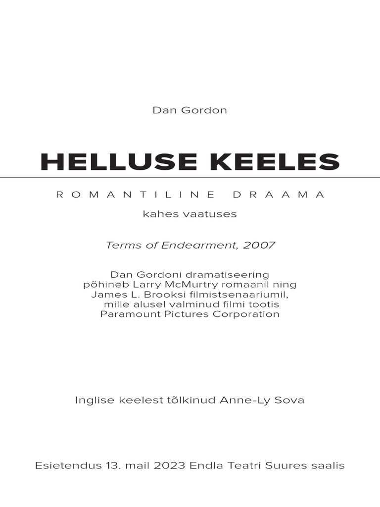 Endla Hellus Kavasisu Kodulehele | PDF