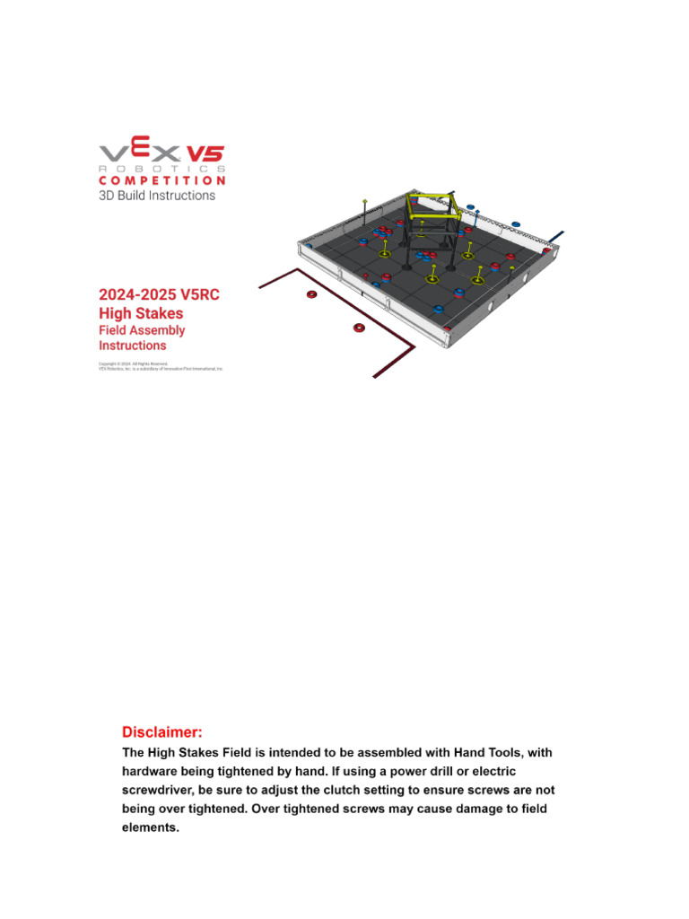 V5RC HighStakes Instructions v2 | PDF