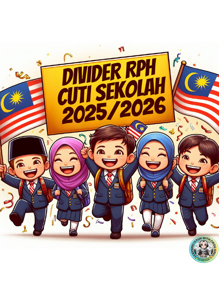Cuti Sekolah 2025/2026 Divider | PDF | Ramadan | Religious Holidays