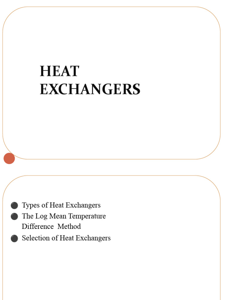 Unit 3 - Heat Exchangers | PDF | Heat Exchanger | Heat Transfer