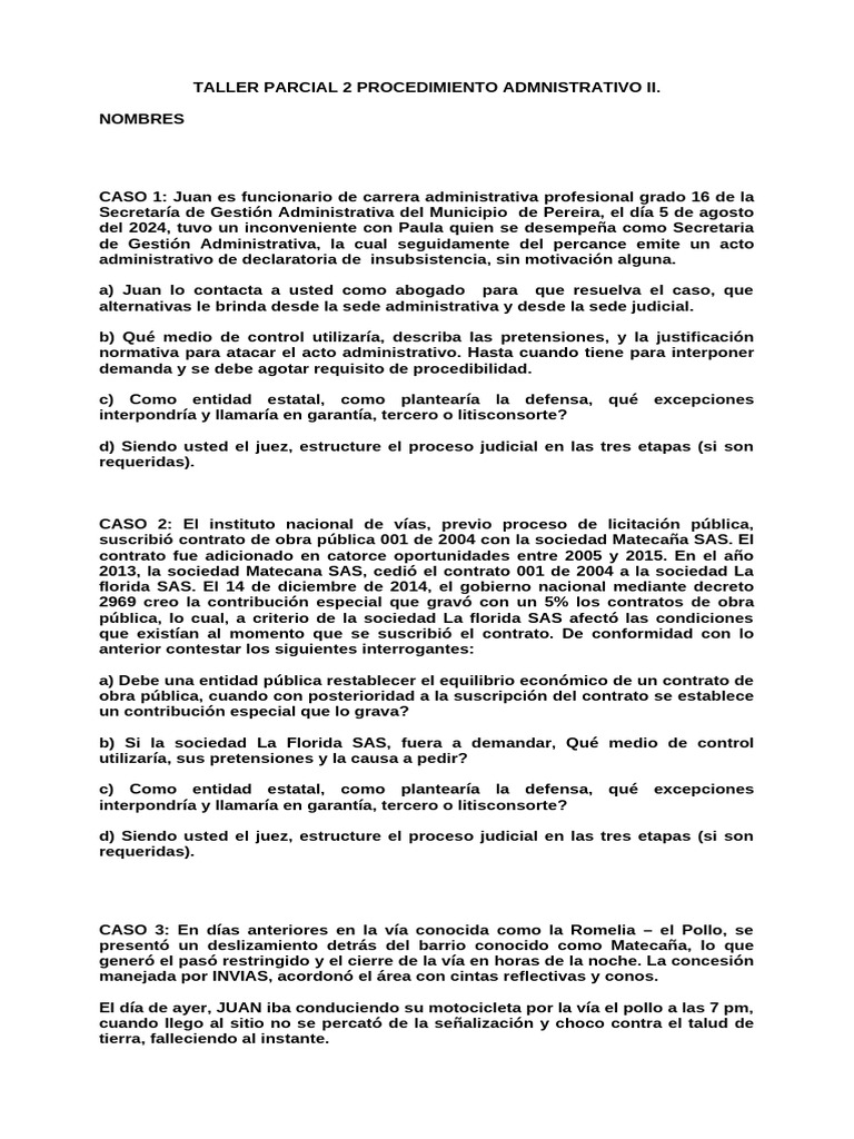 Taller Pro Adm II Abril-1 | PDF