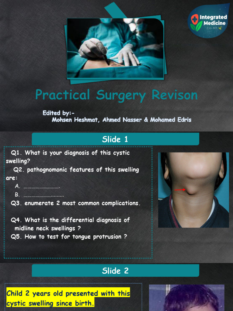 Practical Surgery Revison Without Answer | PDF | Medical Diagnosis ...