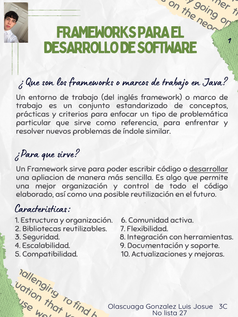 Documento A4 Portada de Proyecto Elegante Sencillo Ilustrado Floral Verde.pdf | PDF | Marco de ...