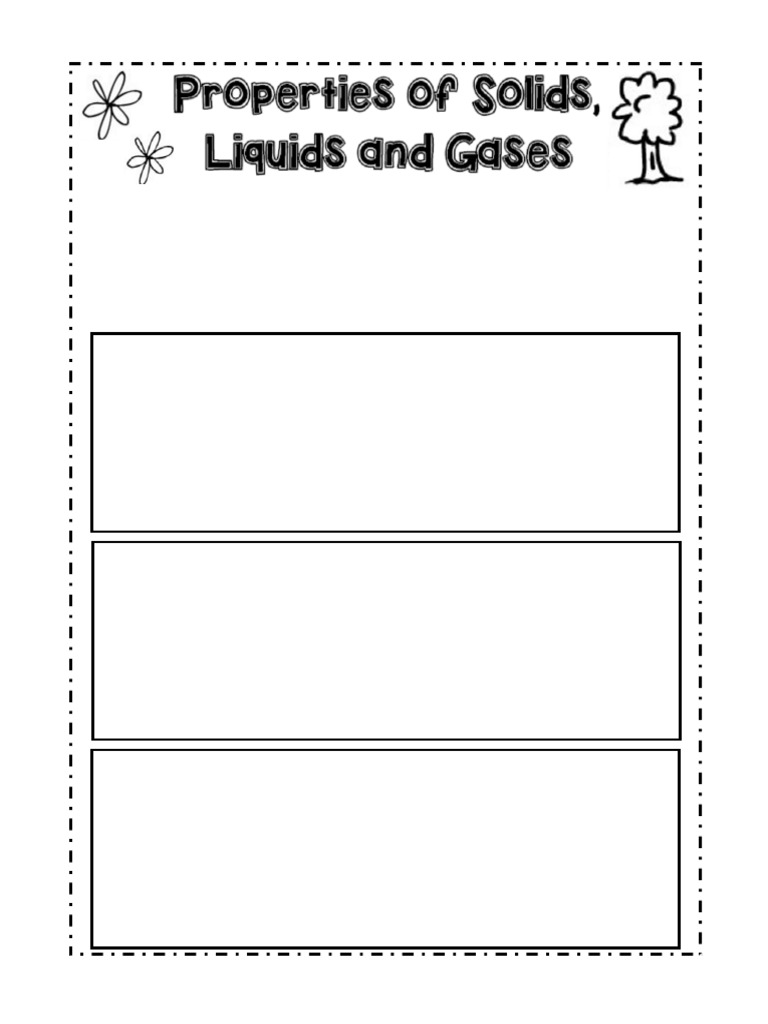 Properties of Matter Worksheet | PDF