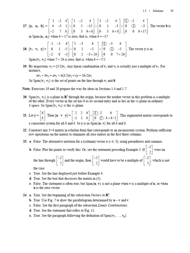 Understanding Vector Span and Linear Combinations | PDF | Matrix ...