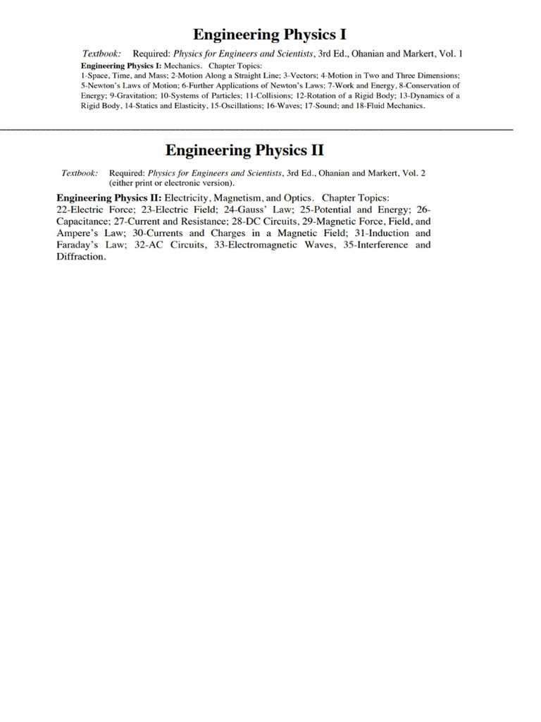 Engineering Physics (OHANIAN) (Física) | PDF