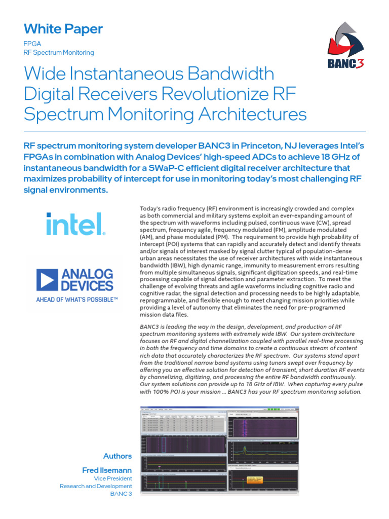 Wide Instantaneous Bandwidth Digital Receivers Revolutionize RF ...