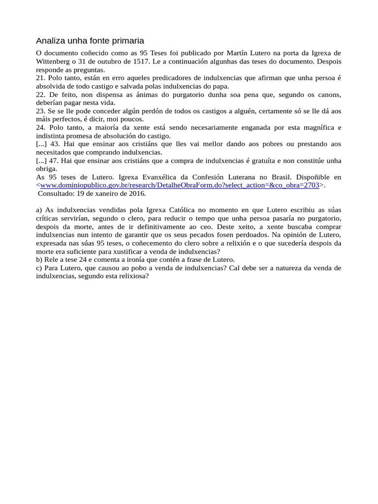 Práctico Analise de Fonte Primaria Reforma | PDF