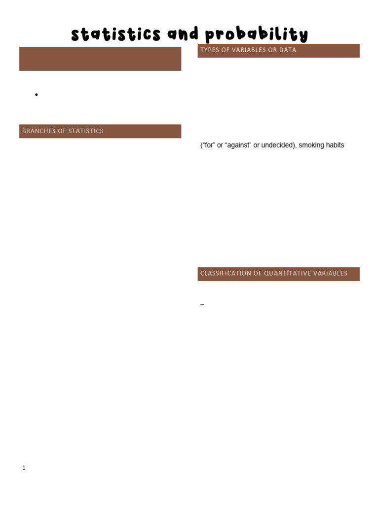 Statistics and Probability | PDF | Probability Distribution | Statistics