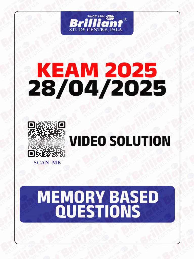 Keam Questions 28-04-2025 C | PDF