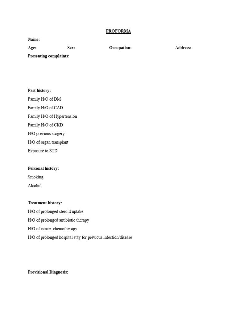 Proforma | PDF