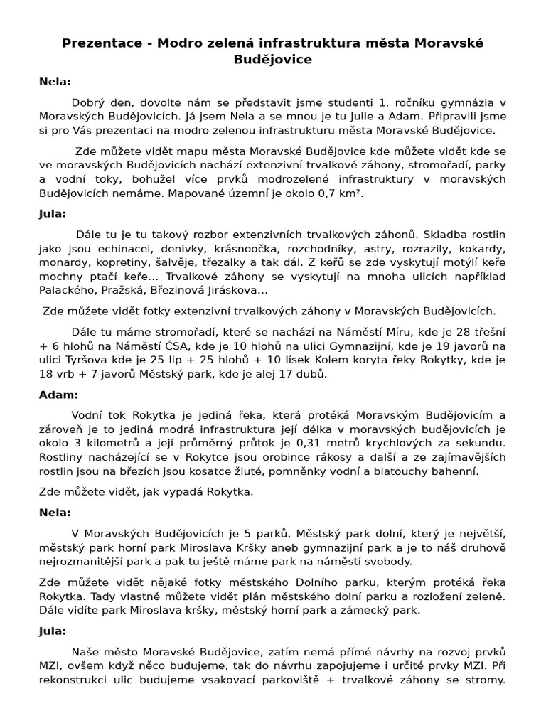 Prezentovani Prezentace | PDF