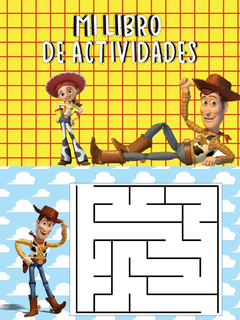 Mi Libro de Actividades Toy Story | PDF