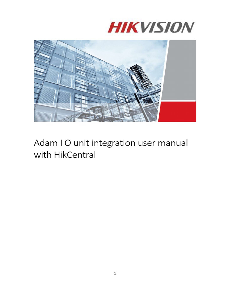 Adam I/O Unit Integration Guide | PDF