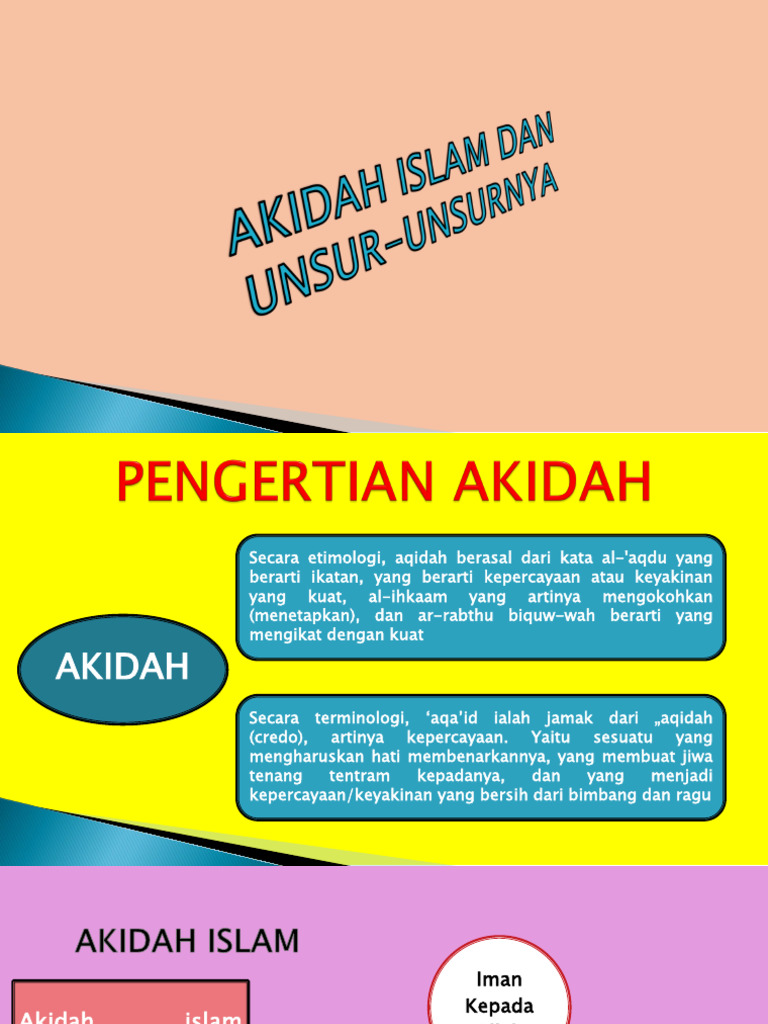 Akidah Islam Dan Unsur-Unsurnya | PDF