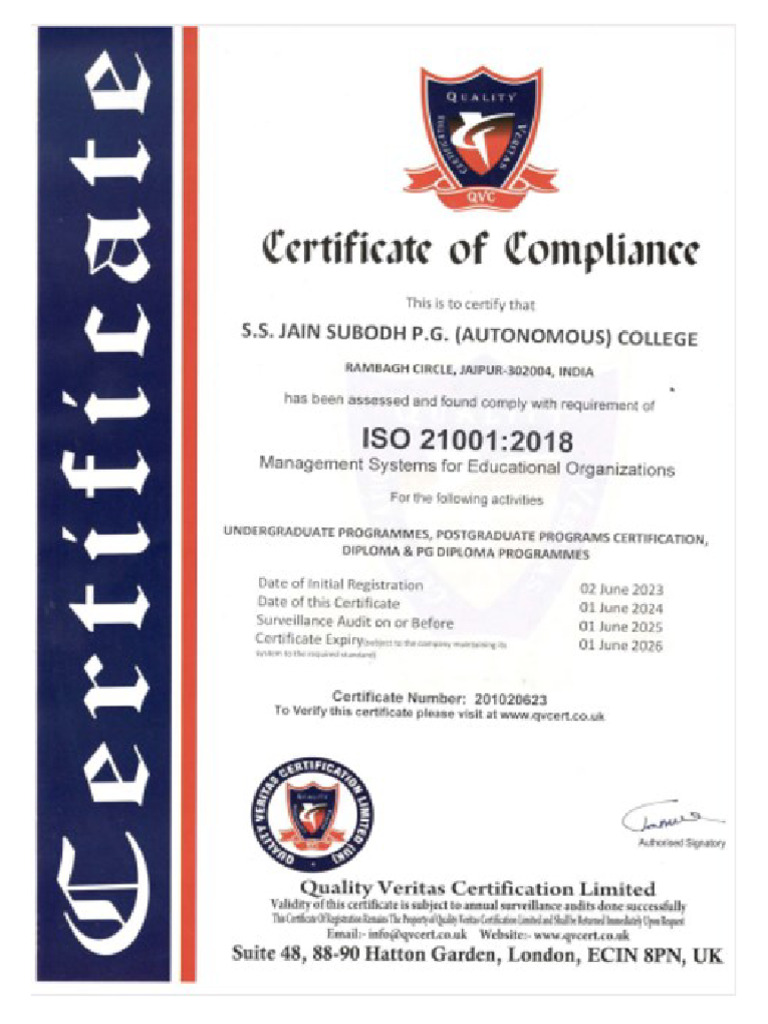 ISO Certificate | PDF